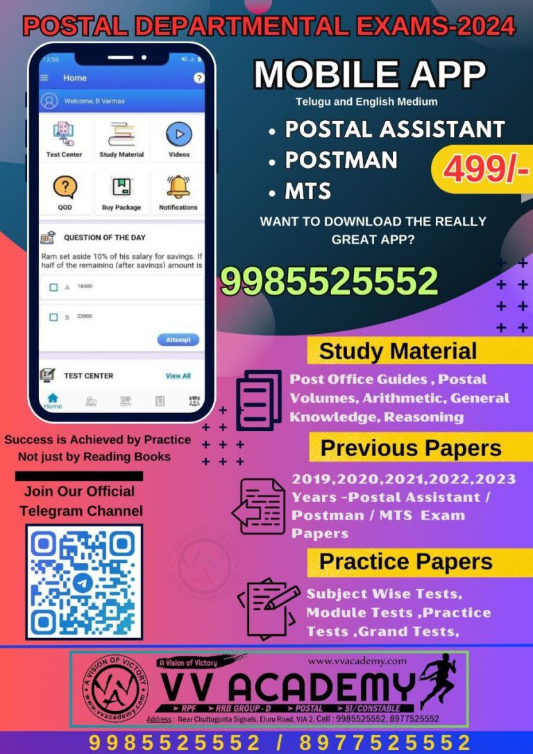 GDS TO POSTMAN MTS PREVIOUS PAPERS 2019 TO 2023 - VV Academy